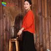 YIZHIQIU Linen Blouse vestidos casuales mujer ropa mujer