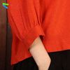 YIZHIQIU Linen Blouse vestidos casuales mujer ropa mujer