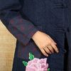 YIZHIQIU cottonpadded ladies embroidered dress coat