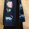 YIZHIQIU cottonpadded ladies embroidered dress coat
