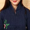 Fashion Chinese Style Embroidered Winter Coats With Flowers / Vintage Decoration