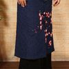 Cotton Padded Embroidery Chinese Winter Coats With Floral Pattern Type
