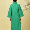 Custom Green Chinese Cotton Padded Jacket Single Breasted Closure Type