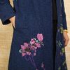 No Hooded Embroidered Winter Coats Traditional Chinese Clothing Female