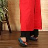 100% Cotton Long Chinese Coat , Soft Women Custom Embroidered Winter Jackets