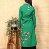 Traditional Chinese Embroidered Winter Coats Without Detachable Part