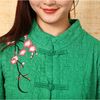Traditional Chinese Embroidered Winter Coats Without Detachable Part
