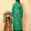 Ladies Cotton Vintage Chinese Embroidered Jackets Coat Mandarin Collar