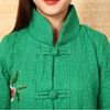 Ladies Cotton Vintage Chinese Embroidered Jackets Coat Mandarin Collar