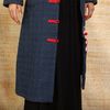 Comfortable Chinese Traditional Coat , Cotton Long Winter Coats For Ladies