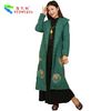 Ladies Vintage Chinese Embroidered Jackets Coat 100% Cotton Shell Material