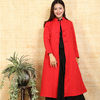 Red Cotton-padded winter coats wholesale windbreaker jacket