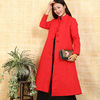 Red Cotton-padded winter coats wholesale windbreaker jacket