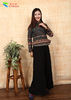 Body Shape Hugging Women Cheongsam Blouse Decorated With Green Button