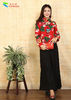 Custom Snug - Fitting Modern Qipao Top , Bias - Cut Jersey Cheongsam Crop Top