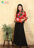 Custom Snug - Fitting Modern Qipao Top , Bias - Cut Jersey Cheongsam Crop Top