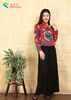 Mandarin Collar Cheongsam Blouse Woman'S Qipao Shirt 100% Cotton Material