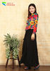 Mandarin Collar Cheongsam Blouse Woman'S Qipao Shirt 100% Cotton Material