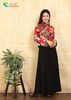 Comfortable Chinese Cheongsam Blouse Cotton Linen Long Sleeve Tang Suit