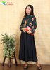 Vintage Embroidered Cheongsam Blouse Short Length For Autumn And Winter