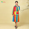 Chinese Style Cotton Winter Clothing Women Cotton Padded Coat Rainbow Color