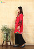 Three - Quarter Sleeves Double Layer Coat Traditional Chinese Women'S Clothing