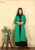 Breathable Green Cotton Double Layer Coat Chinese Style With L XL XXL Size