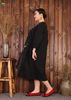 Summer Women Tulle Embroidered Cotton Dress With Cheongsam Type Buckle
