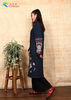 Ethnic Embroidery Cotton Winter Clothing Slim Cotton Padded Qipao With Long Sleeve