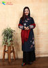 Ethnic Embroidery Cotton Winter Clothing Slim Cotton Padded Qipao With Long Sleeve
