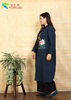Adults Casual Chinese Style Winter Coats Embroidered Anti Shrink For Outdoor