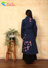 Soft Embroidered Winter Coats , Chinese Garment Jacquard Cotton Trench Coat