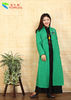 Chinese Traditional Costume Female Hanfu Long Embroidered Coat Concise And Easy