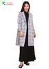 Gray Medium Ladies Casual Linen Blazer Chinese Costume , Cheongsam Style Split Design