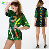 Oversize Womens Glitter Clothes / Women Sequin Party Dresses Hip Pop Style