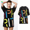 Oversize Womens Glitter Clothes / Women Sequin Party Dresses Hip Pop Style