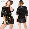 Custom Oversized Womens Sequin Clothing Short Sleeve Anti - Wrinkle