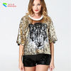100% Polyester Womens Sequin Dress / Summer Sequin Shirt Dress Eco - Friendly