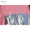 Casual Silver Pink Womens Sequin Clothing Zip Up Bomber Jacket Free Size