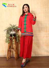 YIZHIQIU wholesale winter short jacket with pocket women red new woman coat