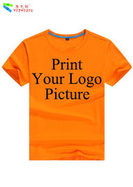Letter Pattern Custom Logo T Shirts 100% Cotton Material Anti - Wrinkle For Adult