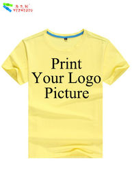 Letter Pattern Custom Logo T Shirts 100% Cotton Material Anti - Wrinkle For Adult