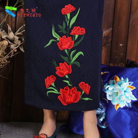 Washable Traditional Chinese Clothing Tang Suit With Blouse And Skirt Set