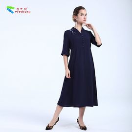 Traditional Chinese Dress Cheongsam , Chinese Style Ladies Floral Dresses
