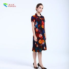 Sexy Traditional Chinese Cheongsam Qipao Dress Ethnic Clothing Anti - Shrink Chinese