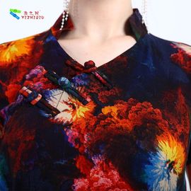 Sexy Traditional Chinese Cheongsam Qipao Dress Ethnic Clothing Anti - Shrink Chinese