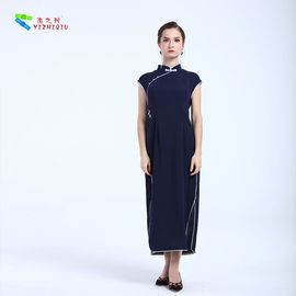 Embroidery Floral Chinese Dress Cheongsam Chinese Traditional Clothing