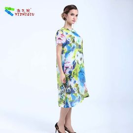 Midi Colorful Printing Long Summer Dress