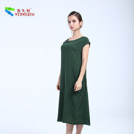 YIZHIQIU Customized Color Cotton Stripe Pattern Dress