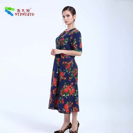 YIZHIQIU Manufacture Price Oem Print Pattern Dress